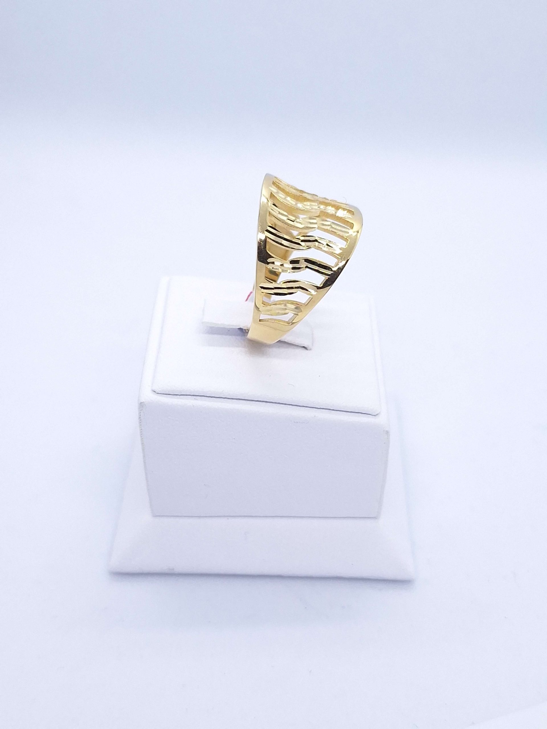 „Golden rail” 14 karátos aranygyűrű – GoldBazaar